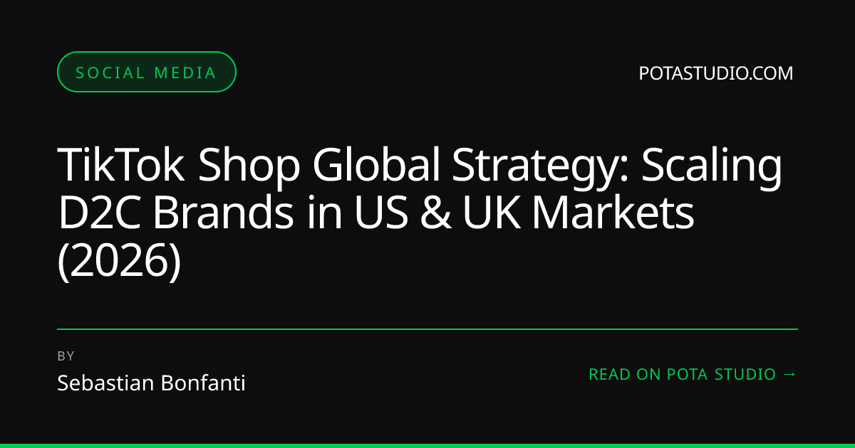 TikTok Shop Global Strategy: Scaling D2C Brands in US & UK Markets ...